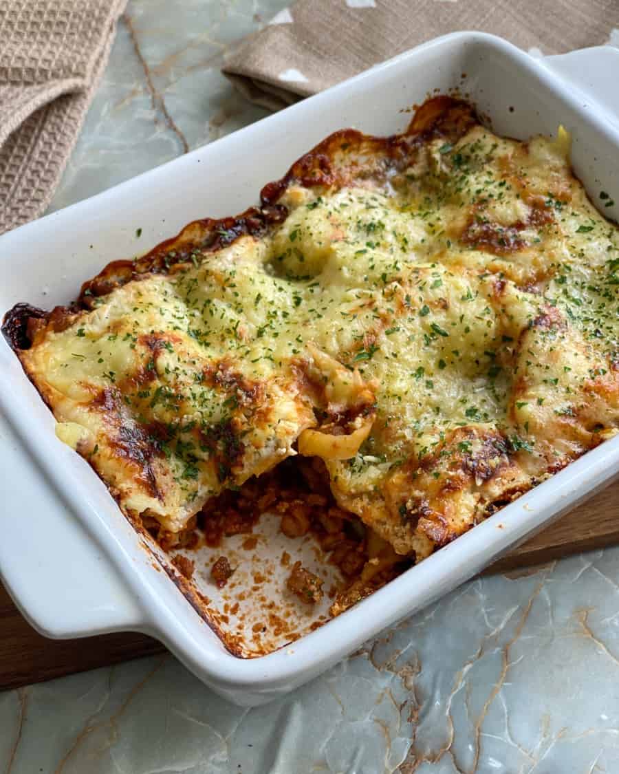 The best low calorie lasagna for one - Weight Loss With Veera