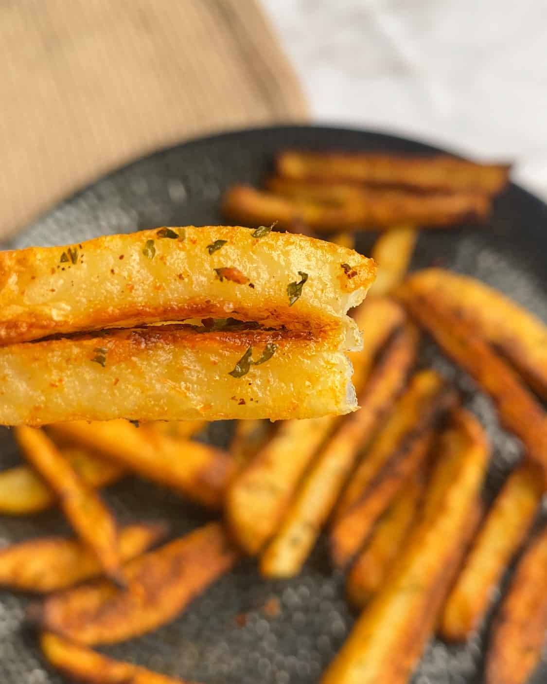 How to make the best spicy garlic fries - Weight Loss With Veera