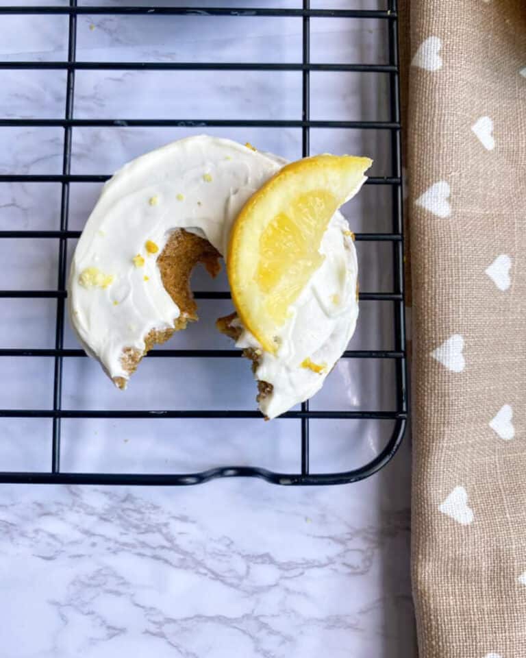 The best low calorie lemon cheesecake donuts - Weight Loss With Veera
