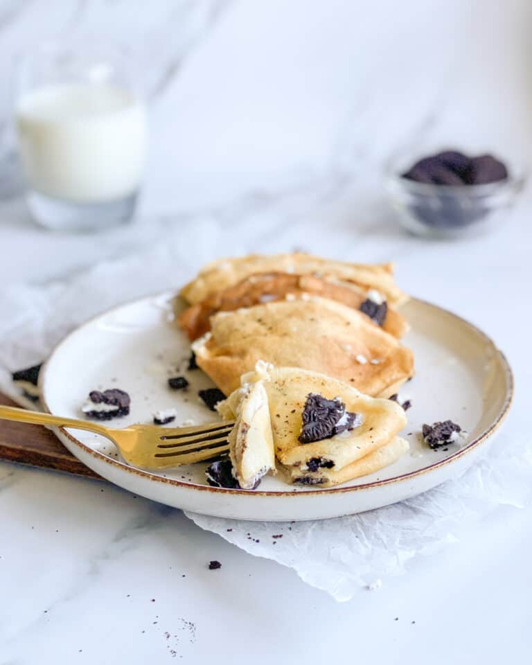 The best low calorie Oreo crepes - Weight Loss With Veera