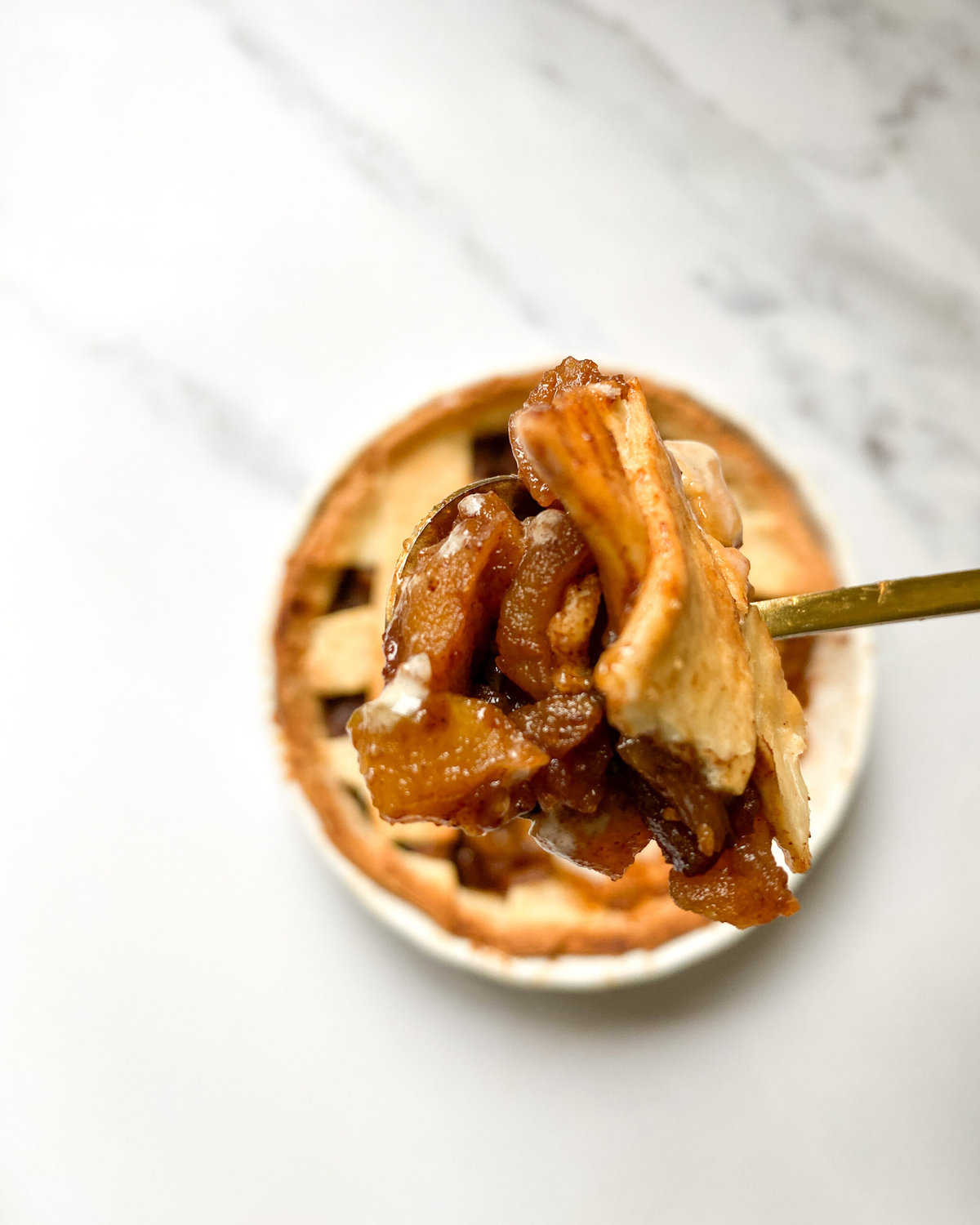 The best low calorie apple pie for one - Weight Loss With Veera