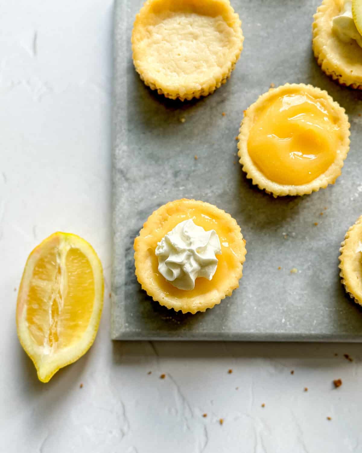 Low calorie mini lemon cheesecakes - Weight Loss With Veera